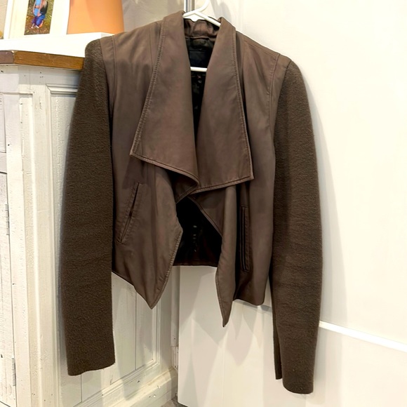 Joie | Jackets & Coats | Joie Brown Draped Jacket Medium | Poshmark